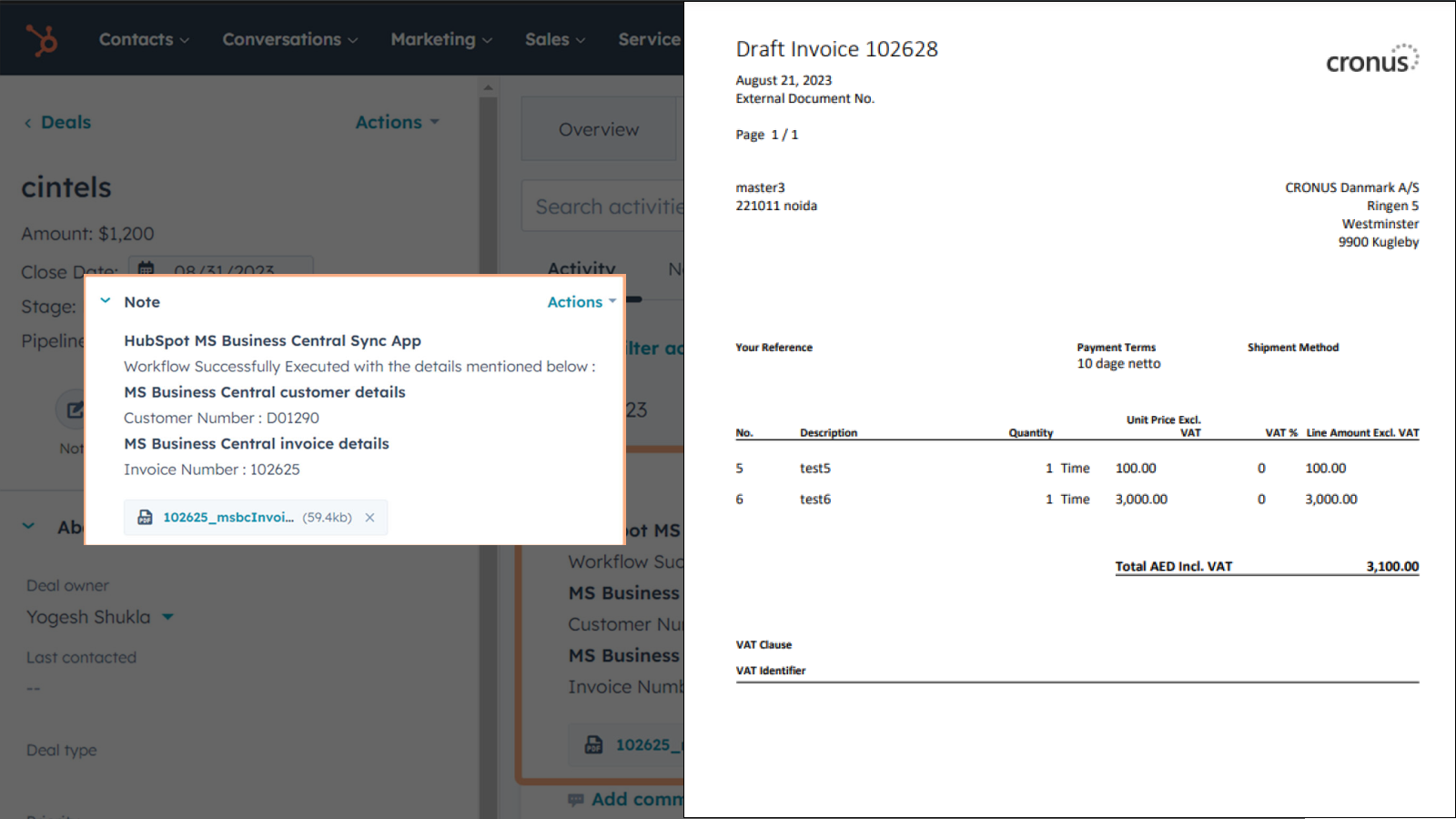 Business Central HubSpot Integration | Connect Them Today