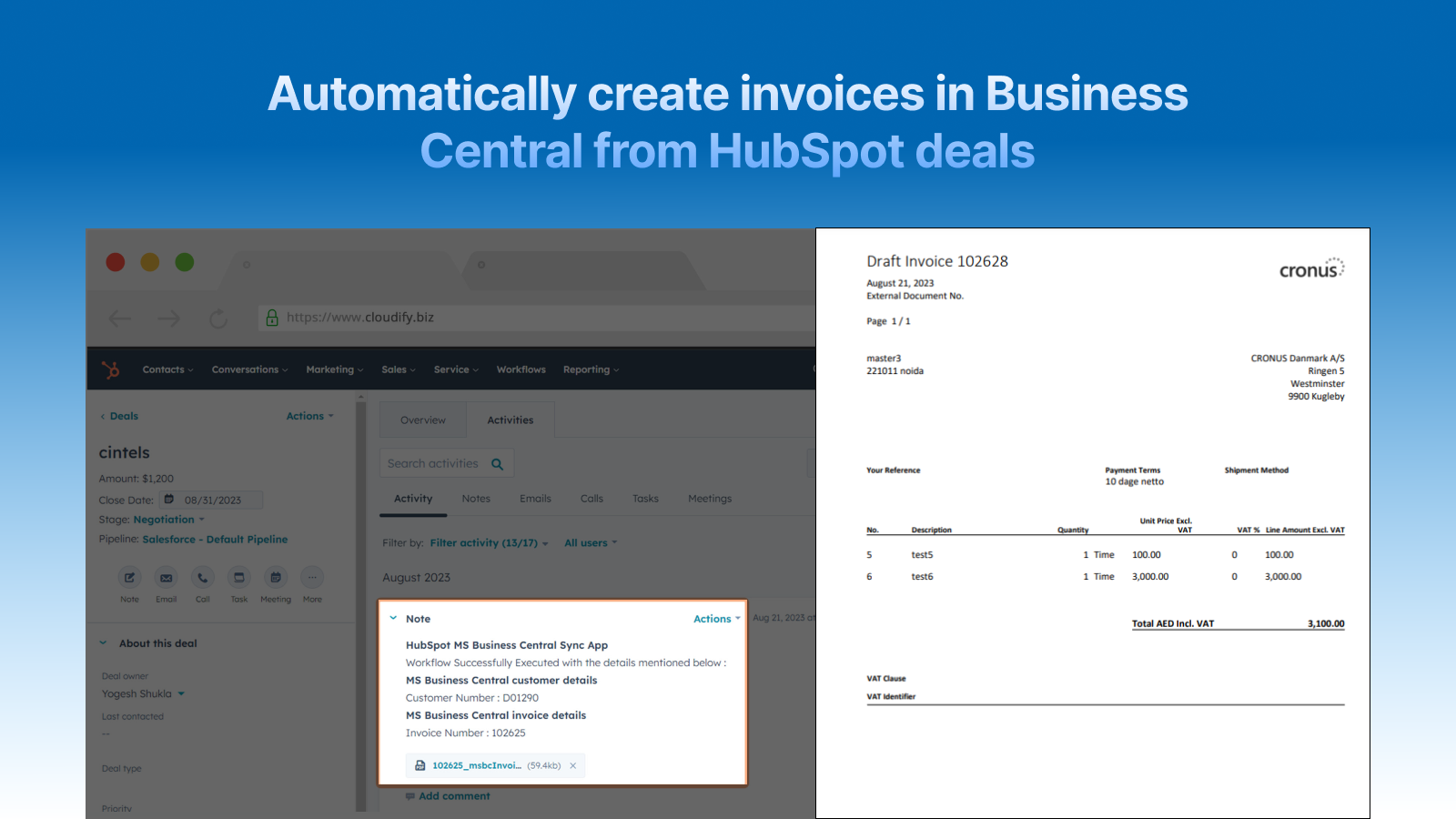 Business Central HubSpot Integration | Connect Them Today